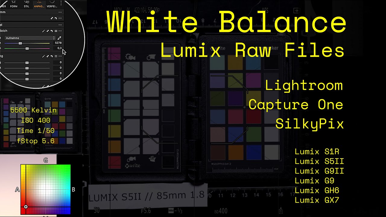 Lumix Rawdaten: Weißabgleich mit unterschiedlichen Konvertern - YouTube