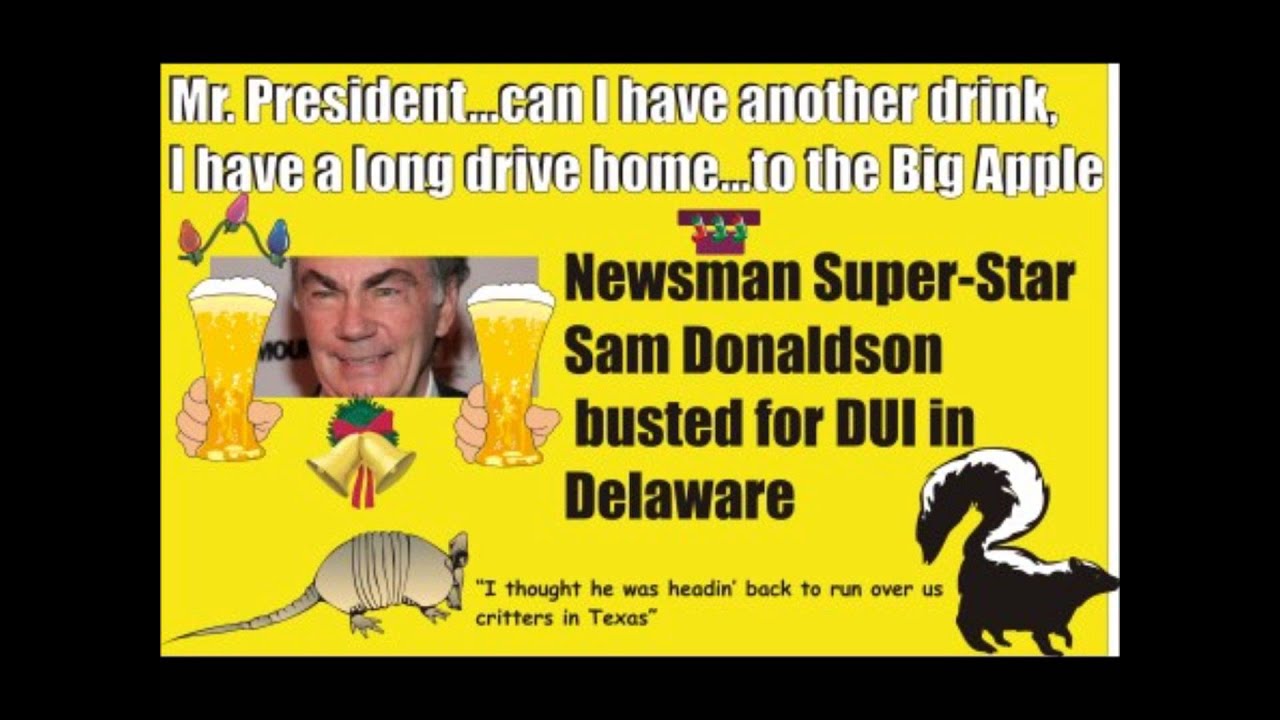 M. Savage on old, white, rich "drunk" Sam Donaldson acting as if he's ...