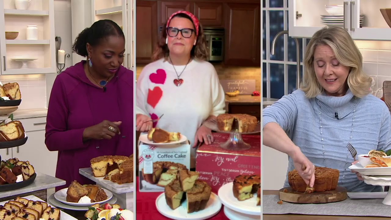 My Grandma's 28-oz Coffee Cake in Choice of Flavor on QVC - YouTube
