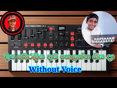 Diya Beraliya Dalu Nelanna song karaoke (without voice)Edith by Harsha ...