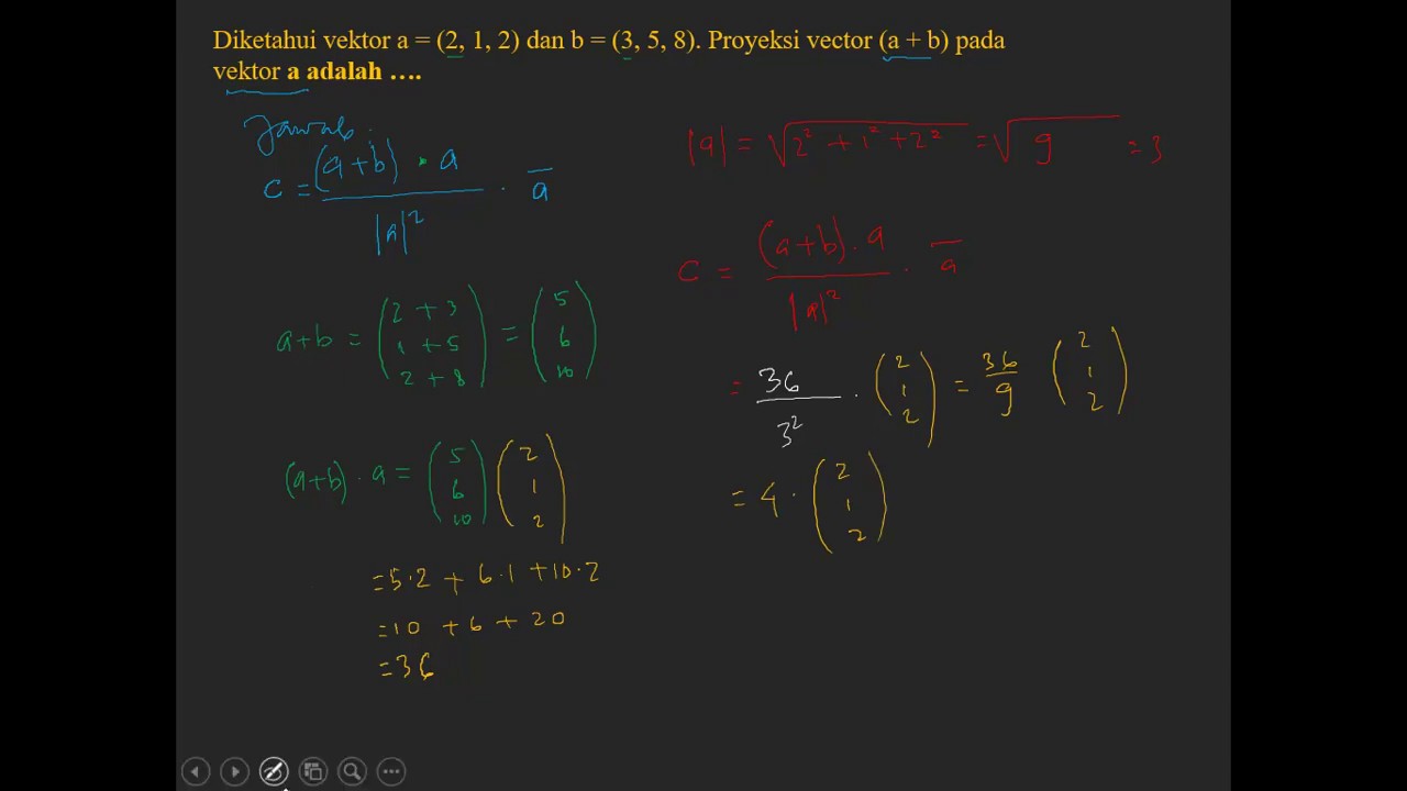 LATIHAN UTBK - Soal 11 Vektor - YouTube