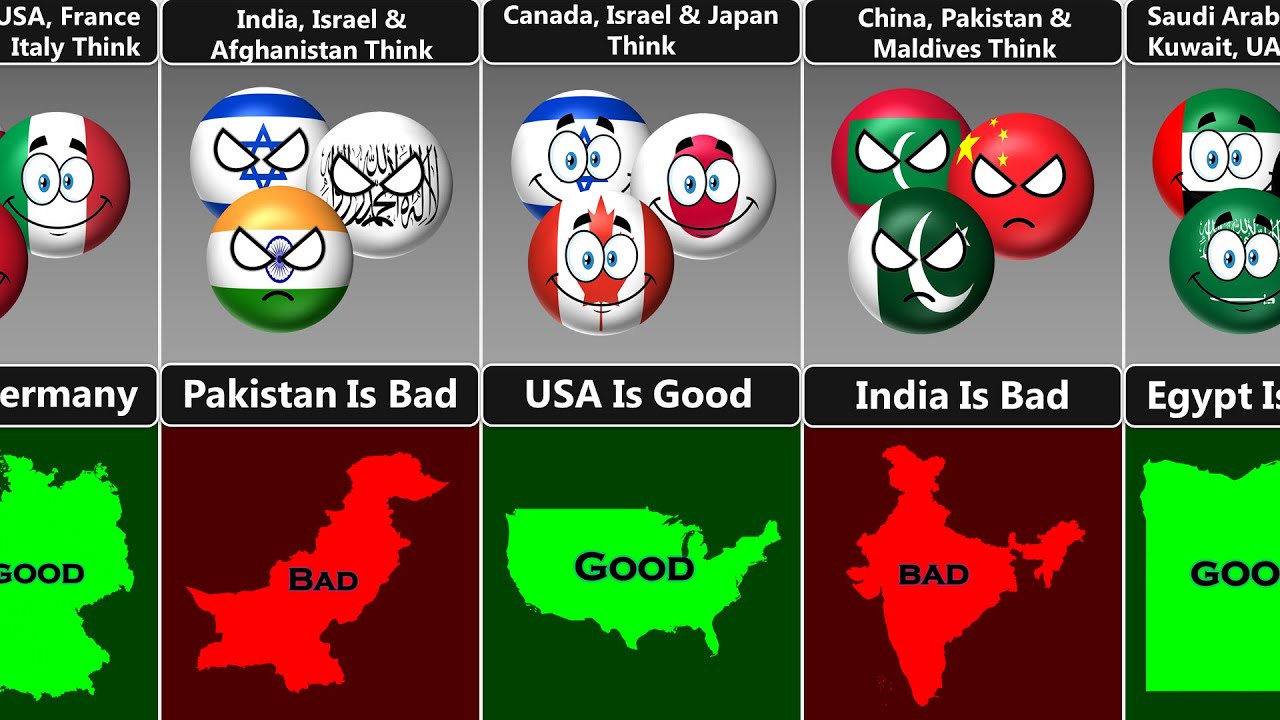 Good Countries VS Bad Countries [Countryballs] - YouTube