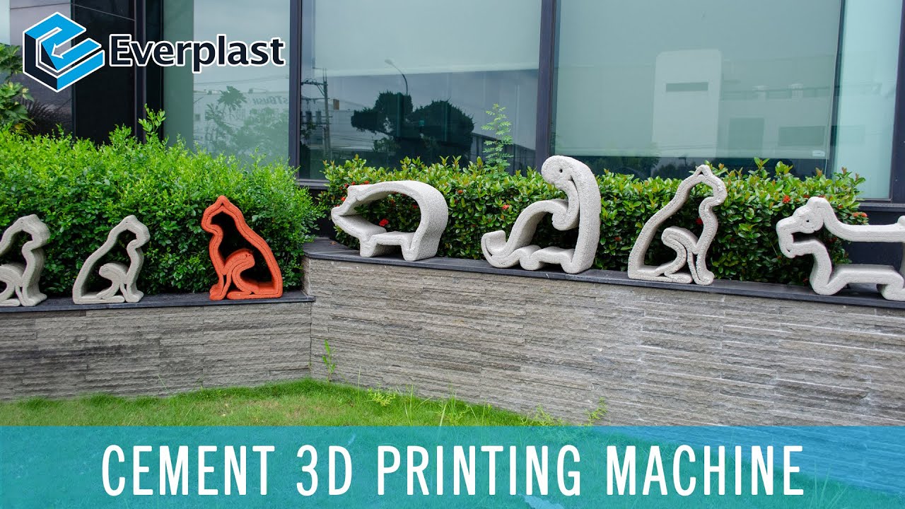 Cement 3D Printing Machine | 3D Printing | EM3D-35-03-CMT | Everplast - YouTube