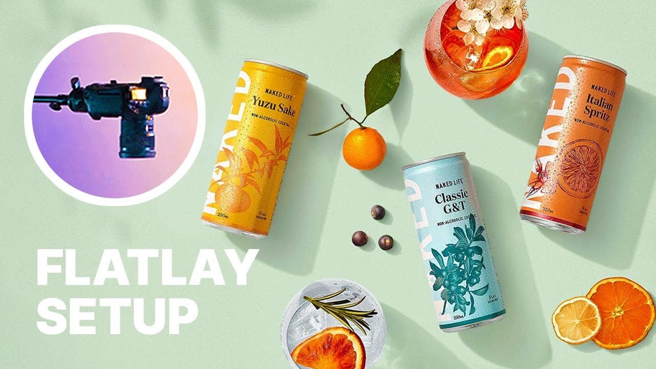 My Overhead Setup for Flatlay Product Photography - YouTube