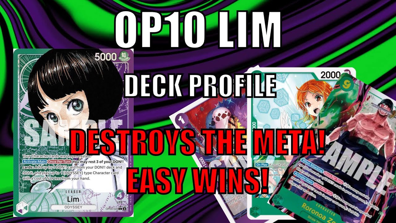 OP10 Lim Deck Profile The New Meta? | One Piece Card Game - YouTube