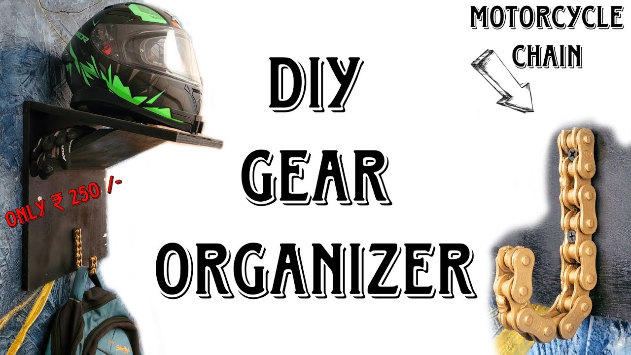 DIY Helmet Stand / Home made Riding Gears Stand #diy #helmetstand # ...