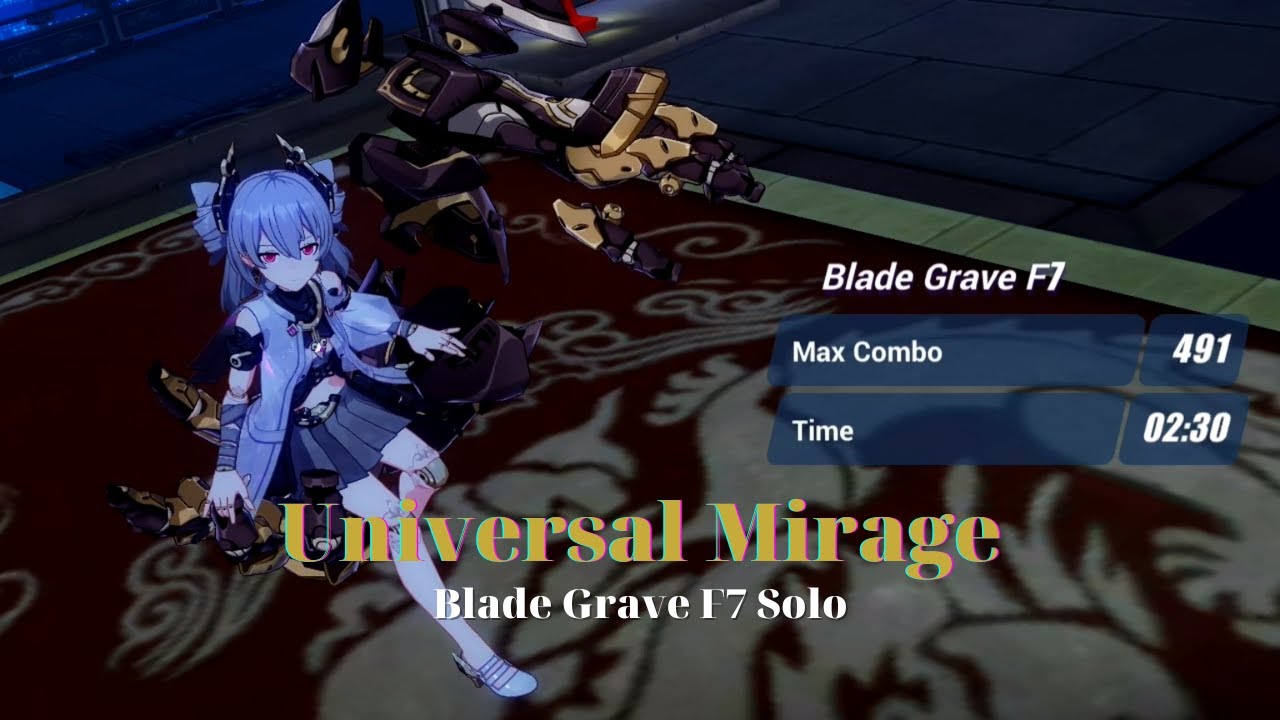 GREAT!!! PROMETHEUS Solos Universal Mirage Blade Grave F7 (Honkai ...
