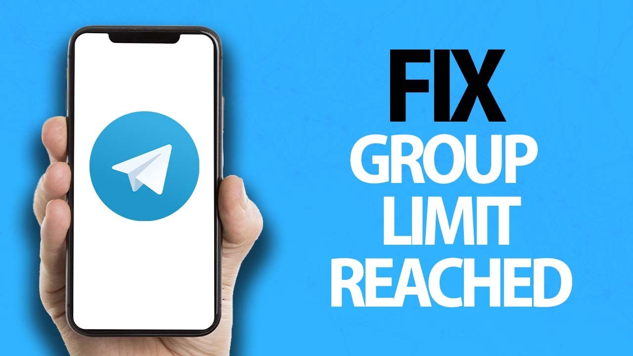 How To Fix Telegram App Group Limit Reached | Easy Quick Solution - YouTube