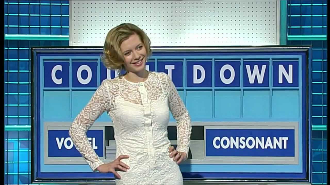 Rachel Riley - Tight White Lacy See-through - YouTube