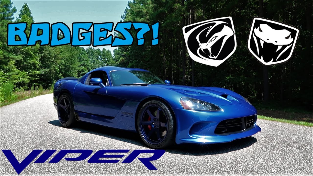 To Badge or Not to Badge?! | Dodge Viper Front Bumper Conversion - YouTube