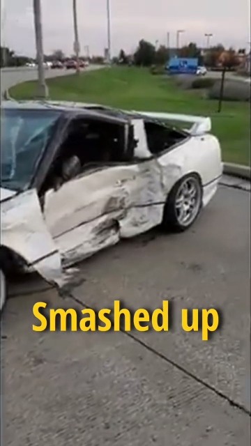 Crashed Nissan 240SX Makes EPIC Comeback at Drift Event#shorts - YouTube