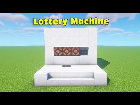 Minecraft: Redstone Lottery Machine Working Build Hack (Easy)