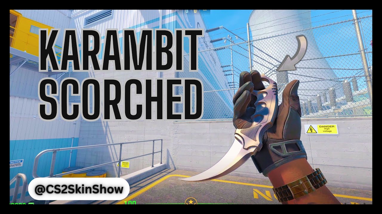 CS2 Karambit Knife Scorched | CS2 Knife In-Game Inspect [4K] - YouTube