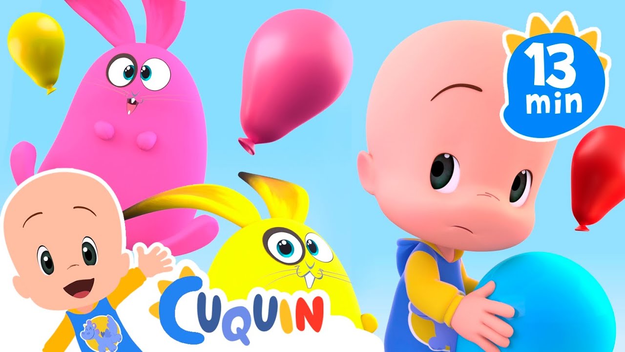 The Balloons and more educational videos for kids with Cuquin - YouTube
