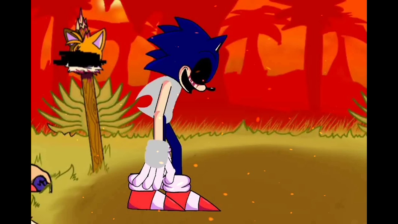 (FNF/Sonic/Dc2) Sonic.Exe (Remastered) Side View Preview Animation ...