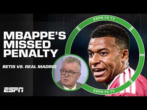 ‘IT MAKES NO SENSE’ 😳 REACTION to VAR decision on Mbappé’s missed penalty for Real Madrid | ESPN FC