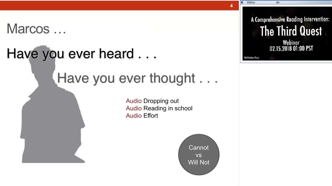 A Comprehensive Reading Intervention: The Third Quest - YouTube