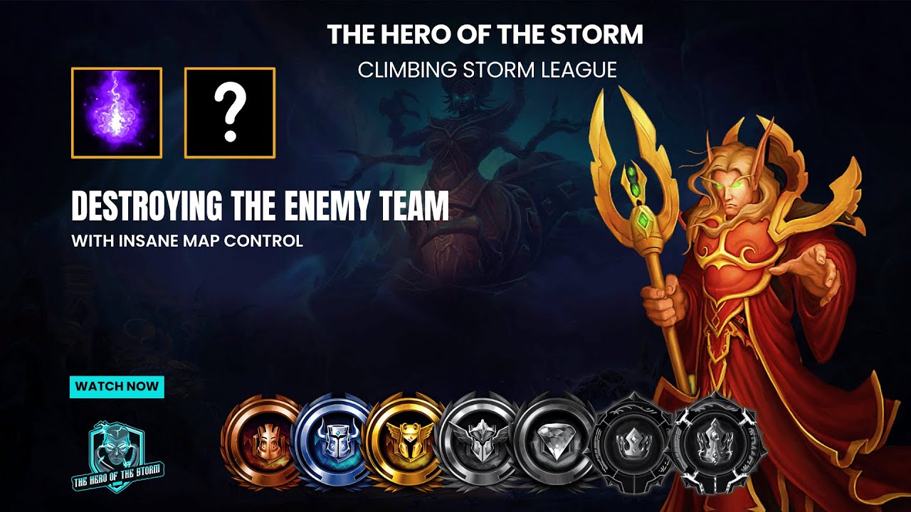 Heroes of The Storm (2024) Journey to Grand Master (Kael'Thas HoTS ...