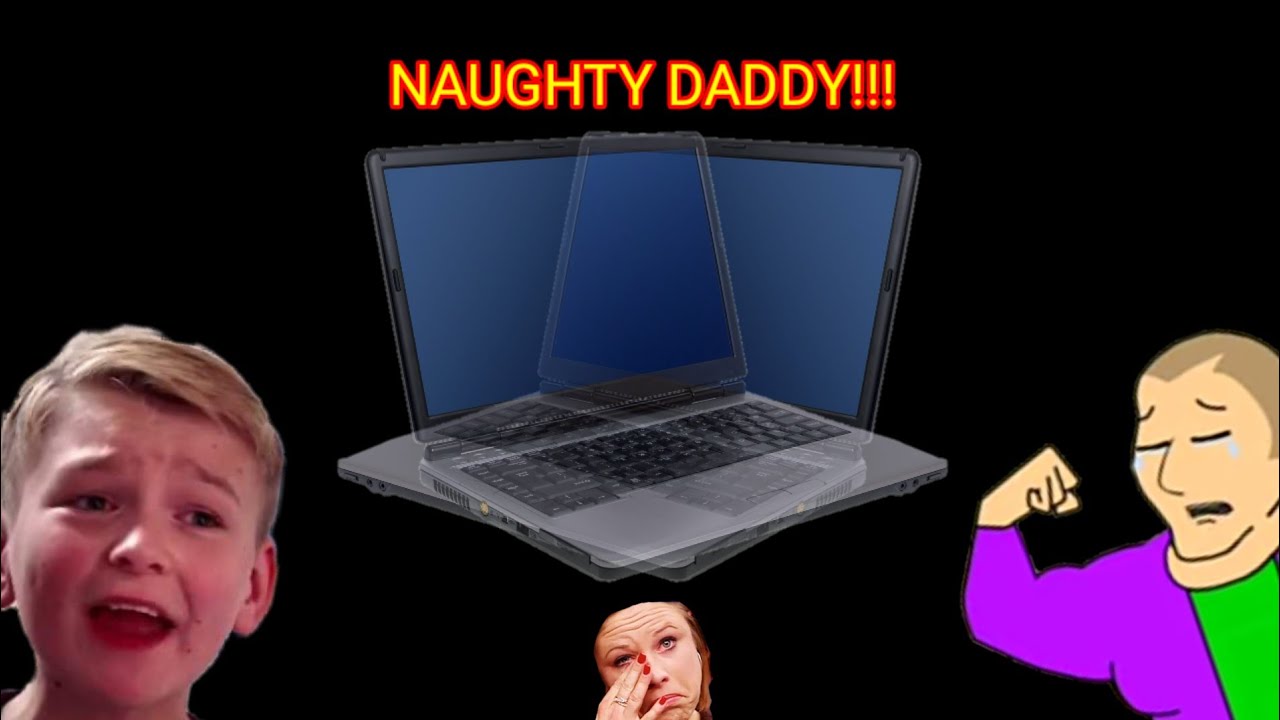 Childish Dad brakes Brian's computer/ Gets the belt - YouTube