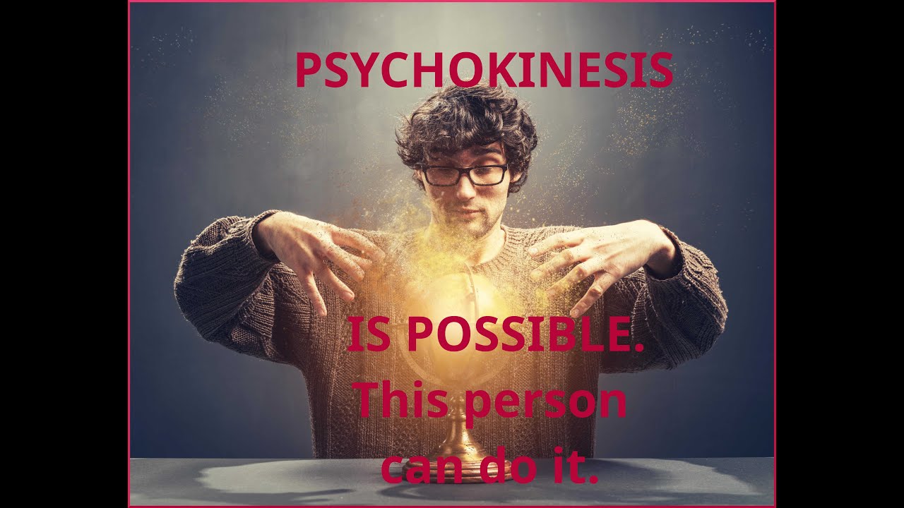 #Psychokinesis - this person can do it. #Telekinesis device. Paranormal ...