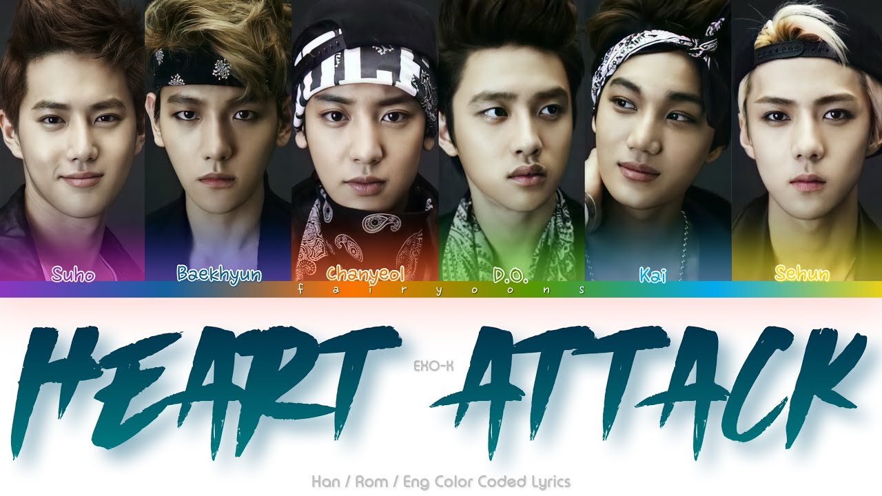 EXO-K (엑소케이) Heart Attack Color Coded Lyrics (Han/Rom/Eng) - YouTube