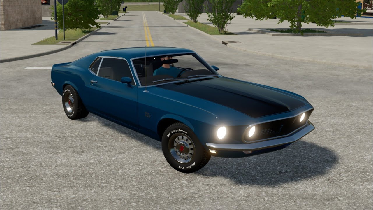 Ford Mustang Fastback 1969 - Farming Simulator 2022 [FS 22 LS 22 V8 Car ...