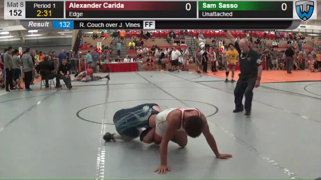 2520 Junior Men 152 Alexander Carida Edge vs Sam Sasso 4140090104 - YouTube