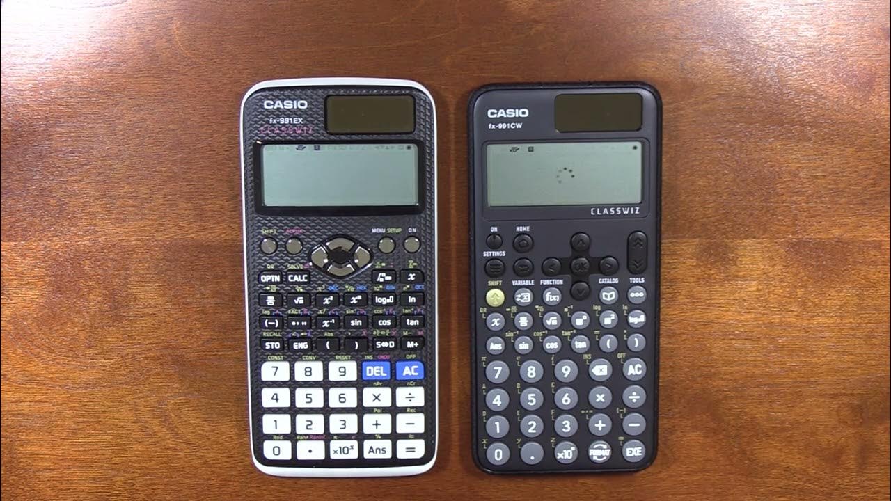 CASIO fx-991CW CLASSWIZ - Additional Thoughts and Speed Test - YouTube