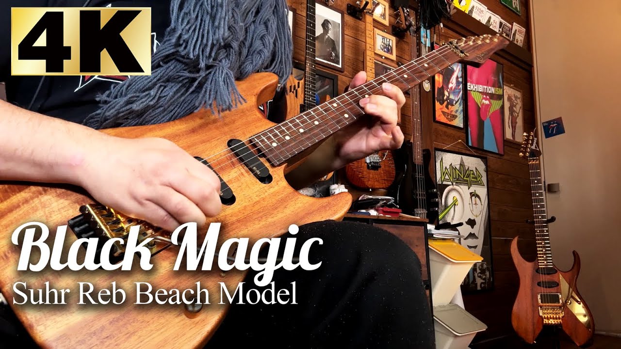 【4K】🔥 Suhr Reb Beach Model🎸Black Magic Guitar Cover – Shredding with ...