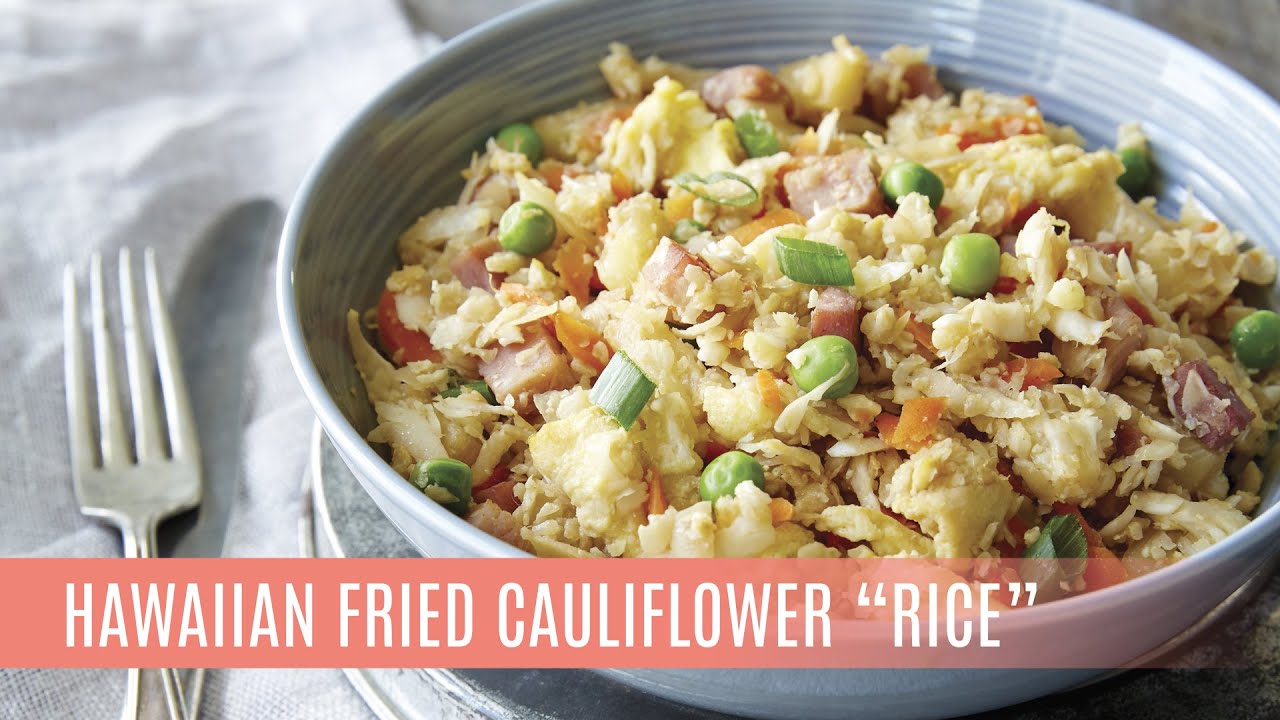 Hawaiian Fried Cauliflower Rice with the Nonstick Skillet | Pampered ...