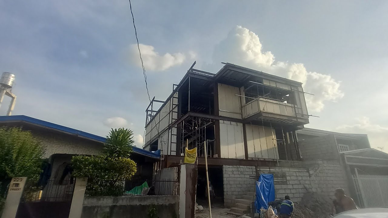 4th floor.n roof.preparation and slab 2nd floor.src panel and 3rd floor src panel installation ...