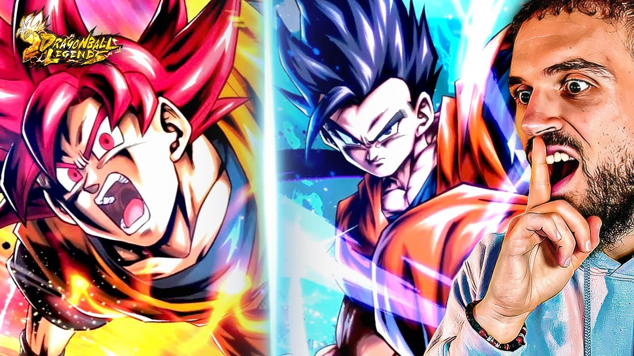REACT ULTIMATE GOHAN LF & GOKU SSJ GOD LF | DB Legends - YouTube