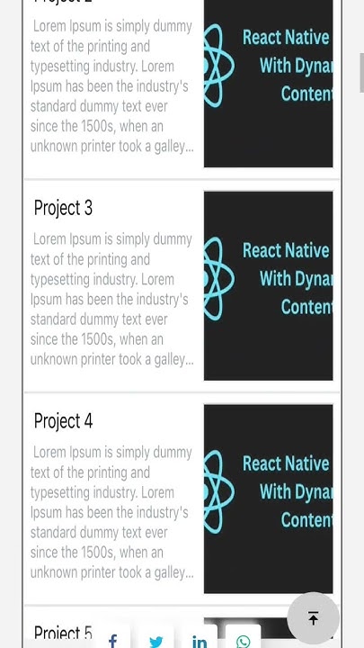 react native modal with dynamic content - YouTube