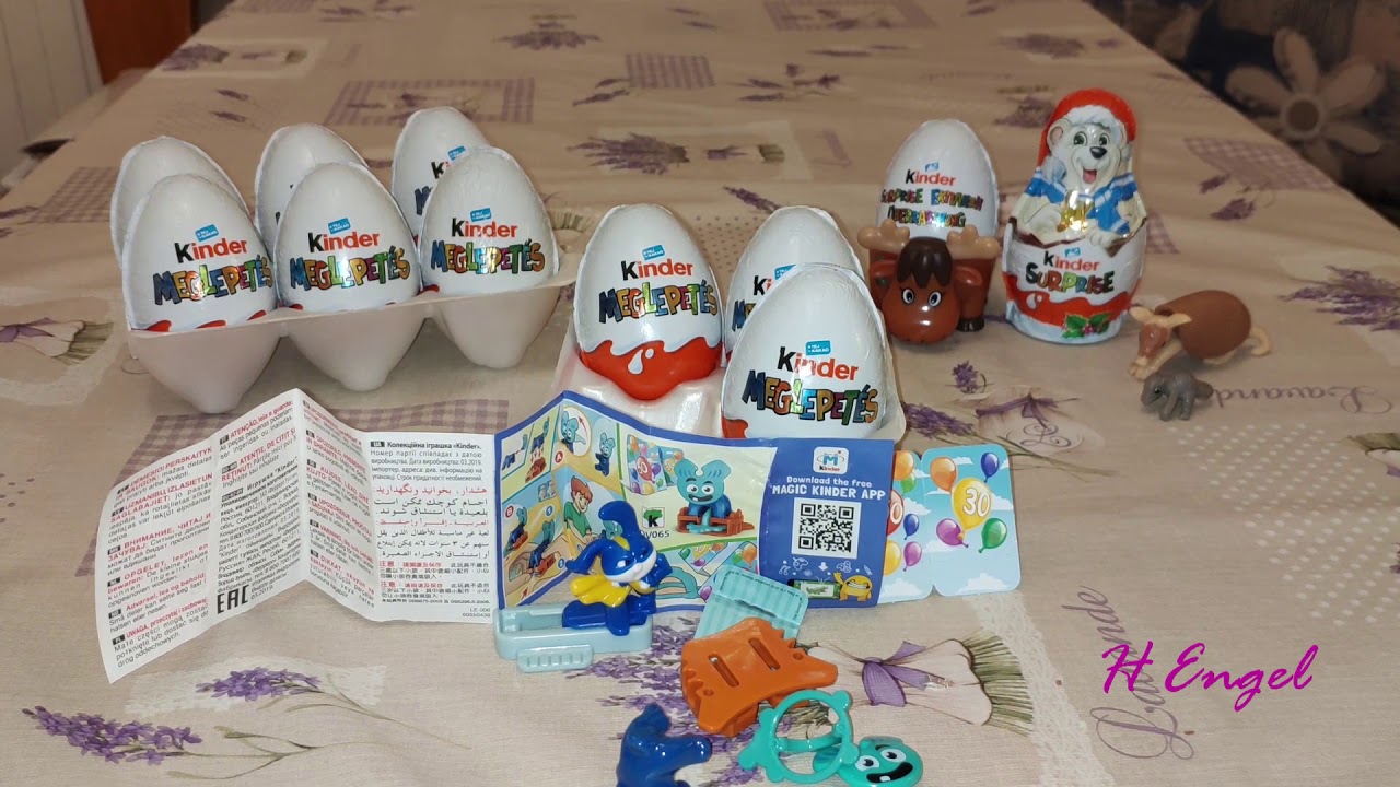 5 fiús Kinder tojás kicsomagolása: Kis kedvencek titkos élete - YouTube