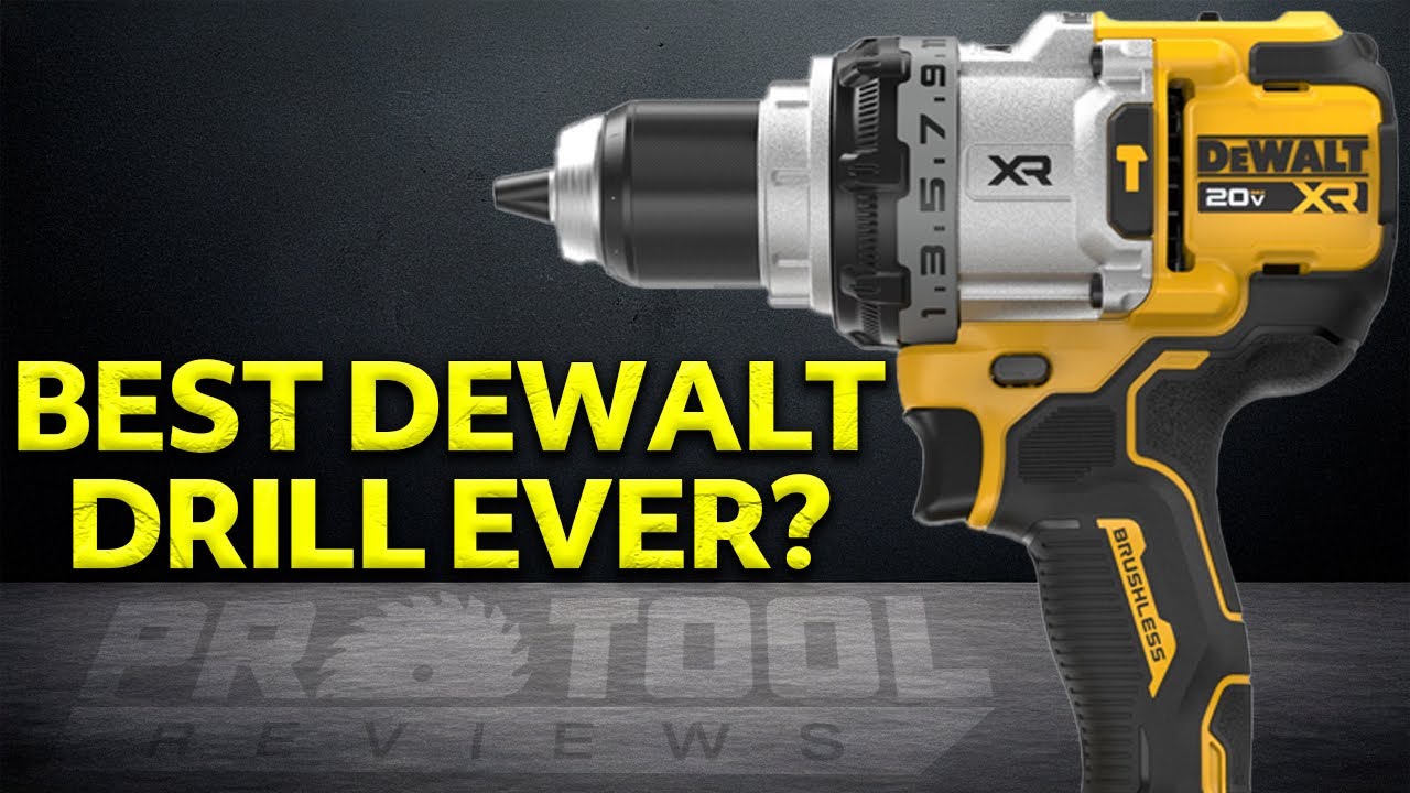 DeWalt DCD1007 Hammer Drill Review | High Speed Drill Tests! - YouTube