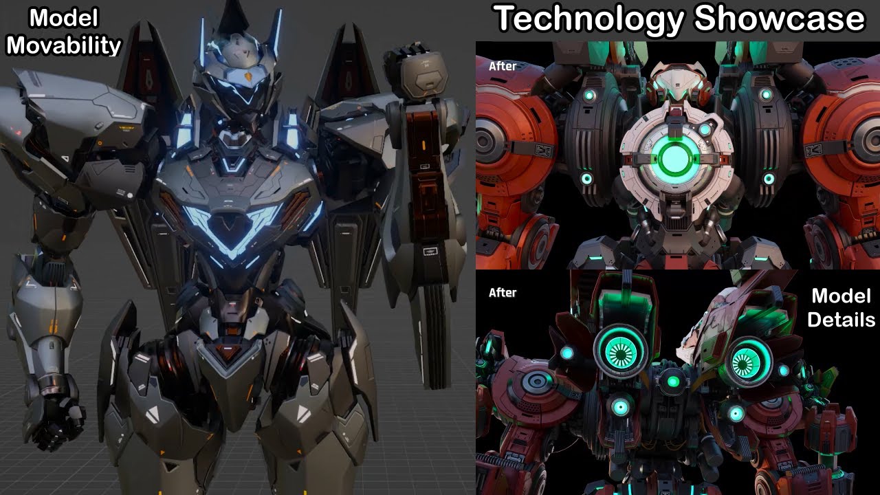 Mecha BREAK - Game Technology Showcase: Movability, Models, Before ...