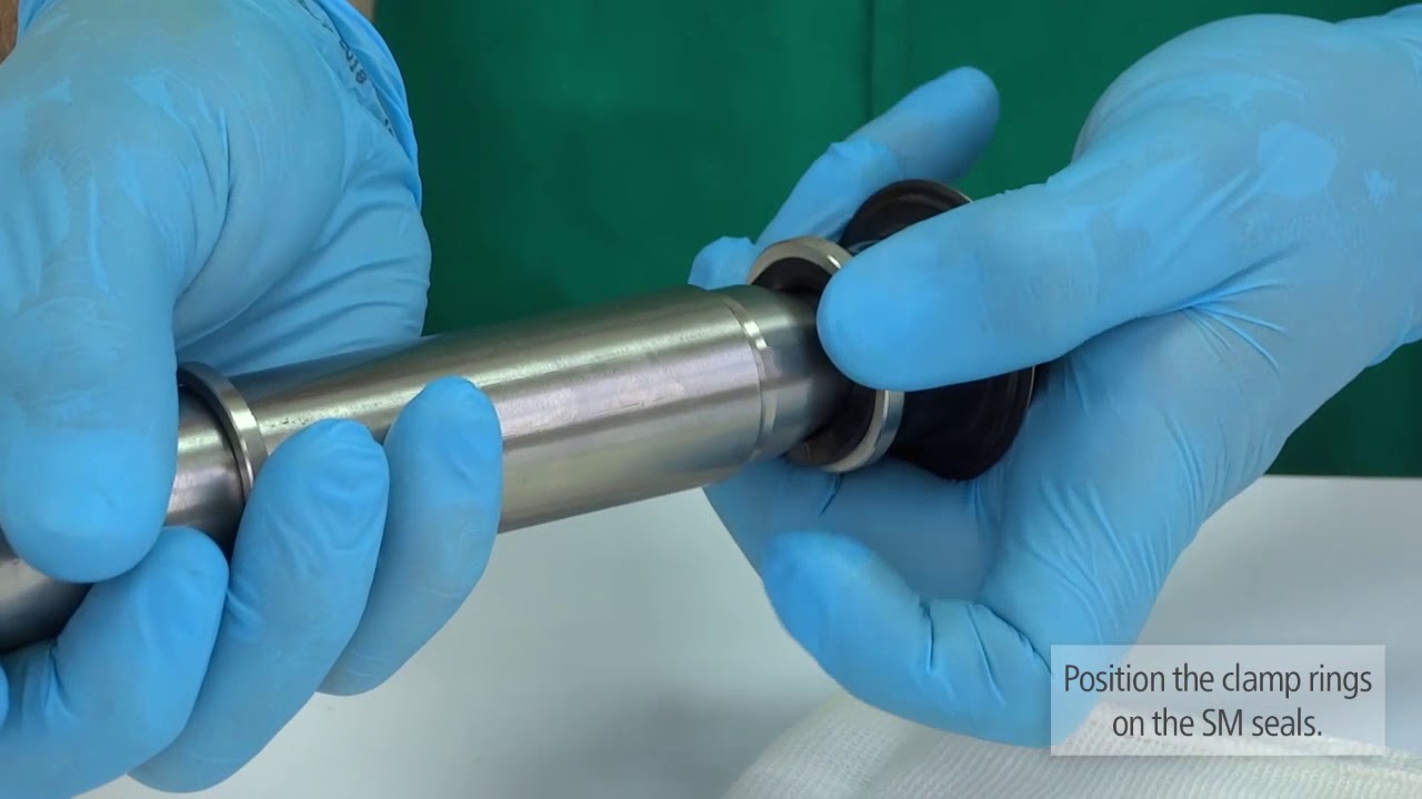 Type B Pin joint w SM seal Assy of the SM seal on coupling shaft Part 1 ...