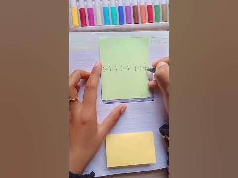 use of sticky notes 🥰| how to use sticky notes 🤗 #shorts #craft # ...