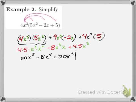 MATH 082 3.5 Multiplying Polynomials - YouTube