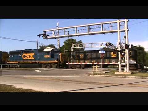 CSX O701 Chase - Largo, FL to Clearwater, FL - Friday March 23, 2012 - YouTube