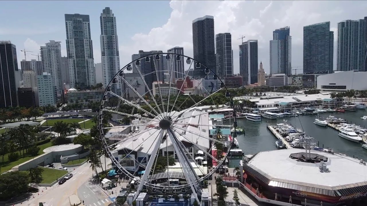 EXPLORING Miami's Skyline With MR Aerial Drone | DJI Mavic II - YouTube