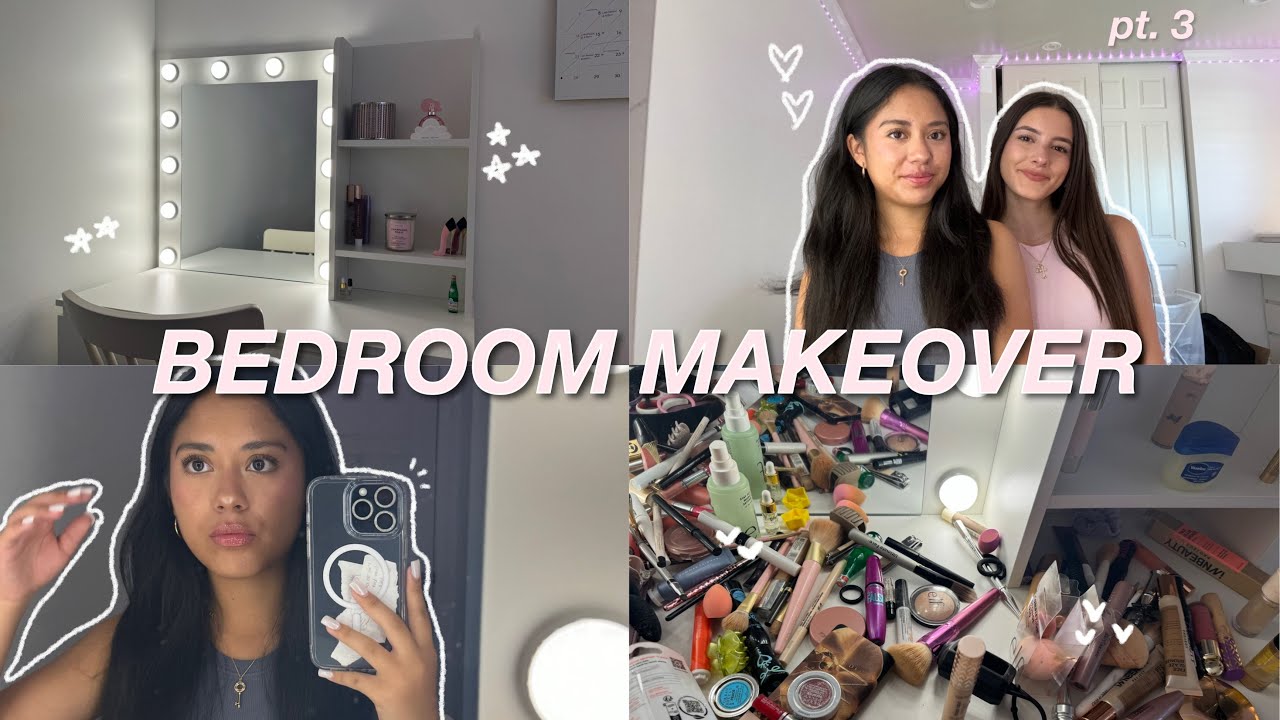 organizing my vanity🎀transforming my room part three! - YouTube
