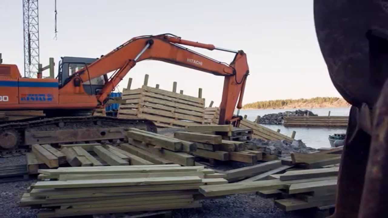 ByggaUte: Brygga - Bygga stenkistor - YouTube