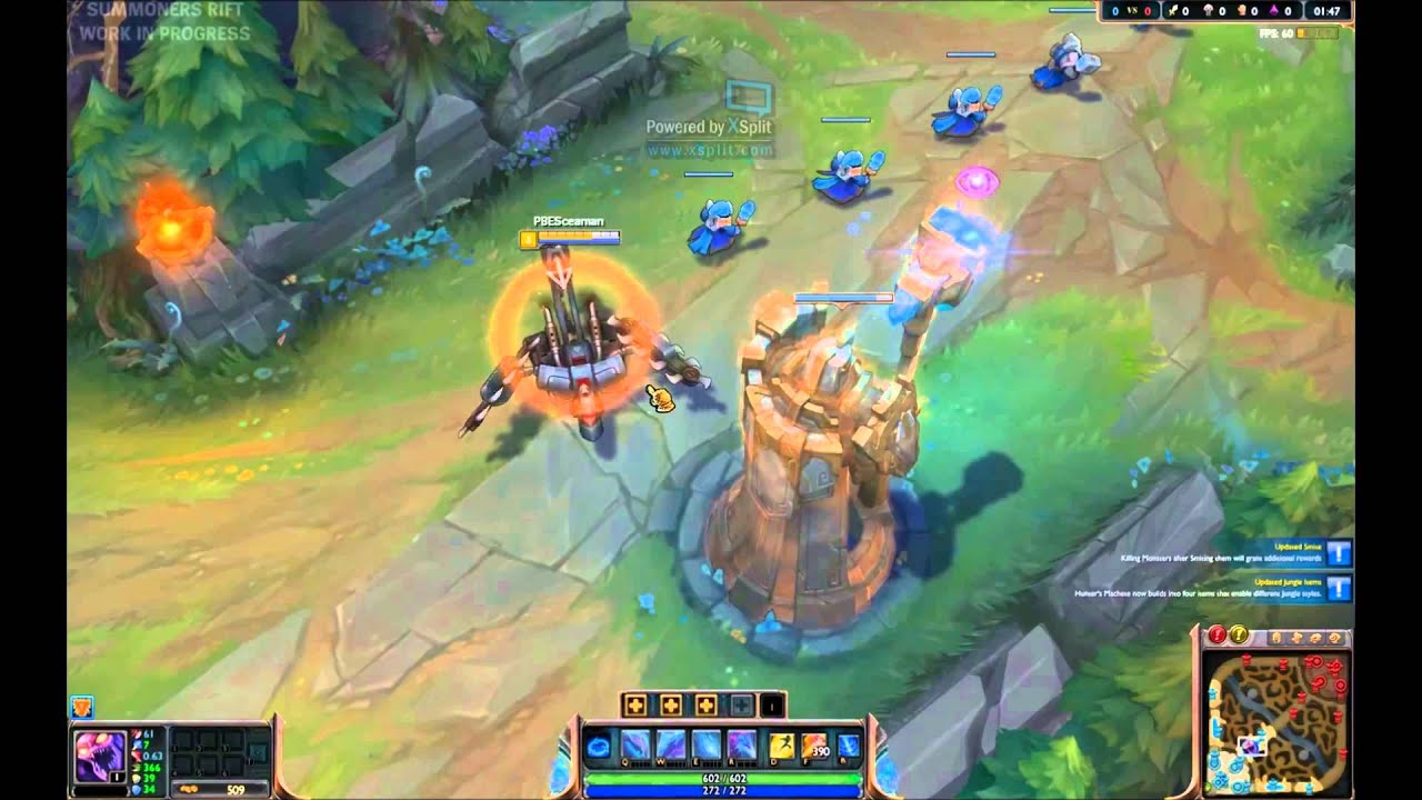 League of Legends PBE: Battlecast Alpha Skarner Skin - YouTube