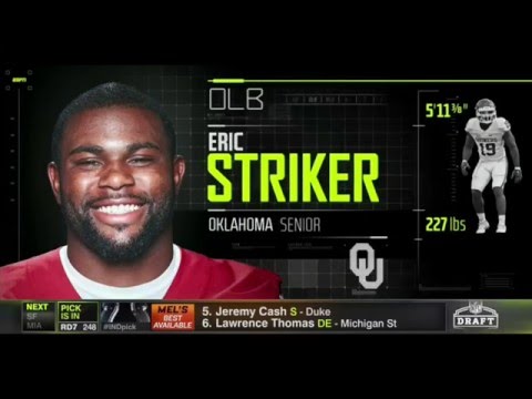 Eric Striker Full Draft Day Speech HD - YouTube