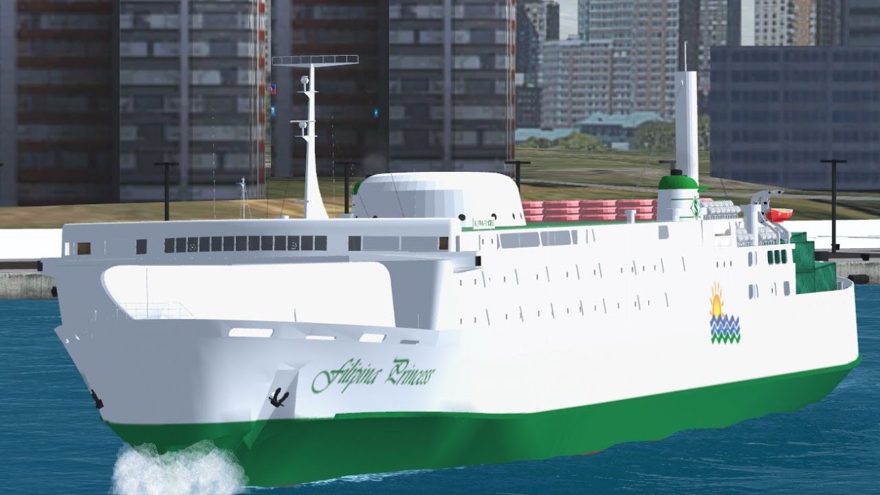 SHIP SIMULATION LIVESTREAM | MV Filipina Princess - YouTube