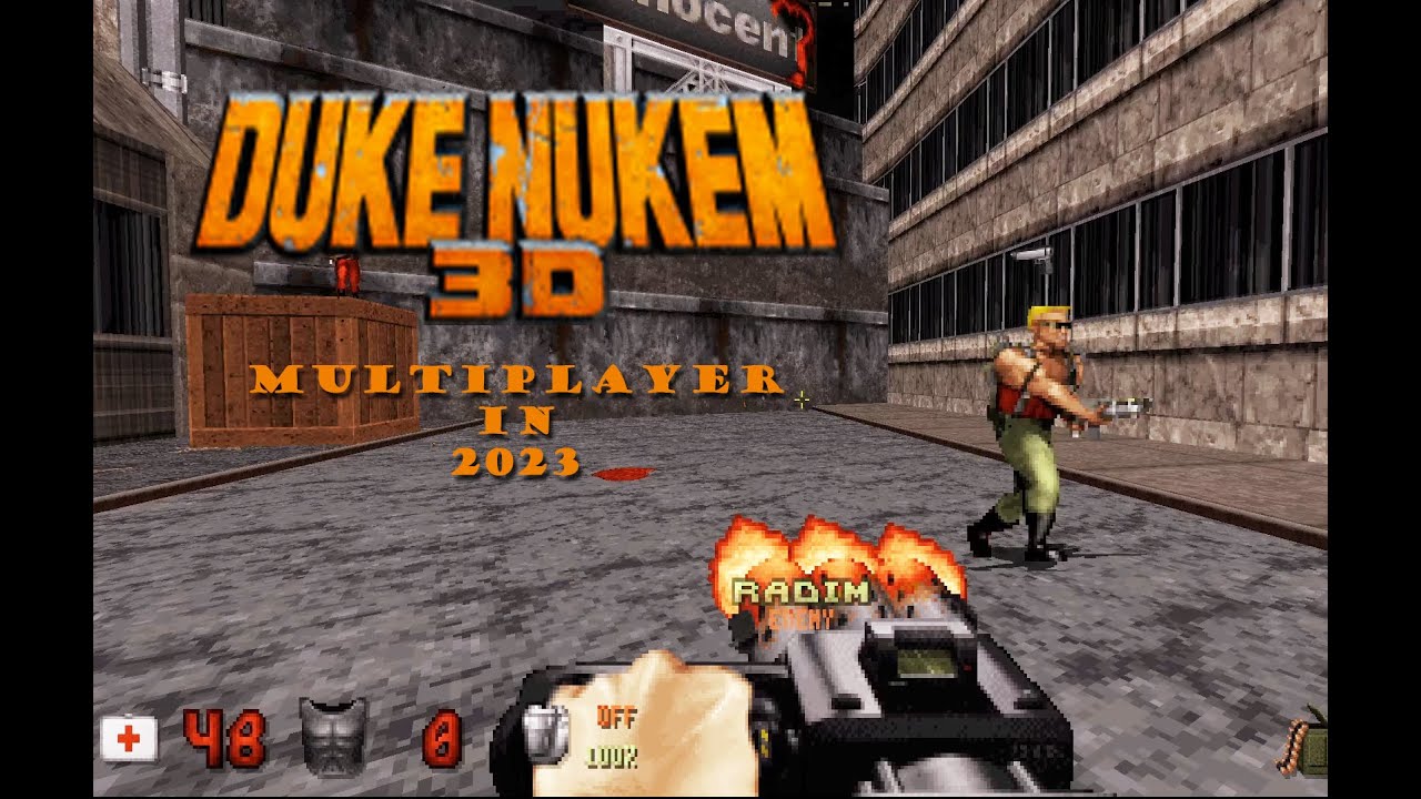Duke Nukem 3D - multiplayer in 2023 (on windows 10) - 3 players - YouTube