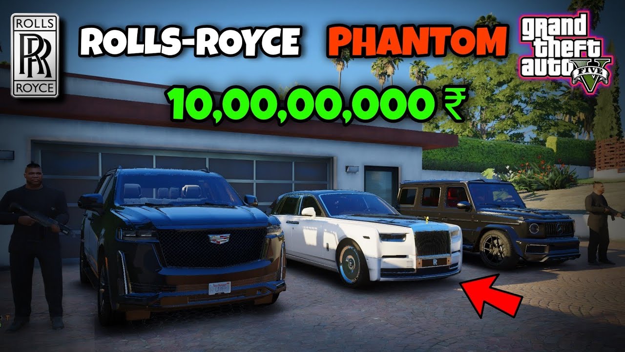 Gta 5 Rolls-Royce Phantom 2023 🔥😎 || Franklin Buy New Rolls-Royce Phantom || Gameplay video ...
