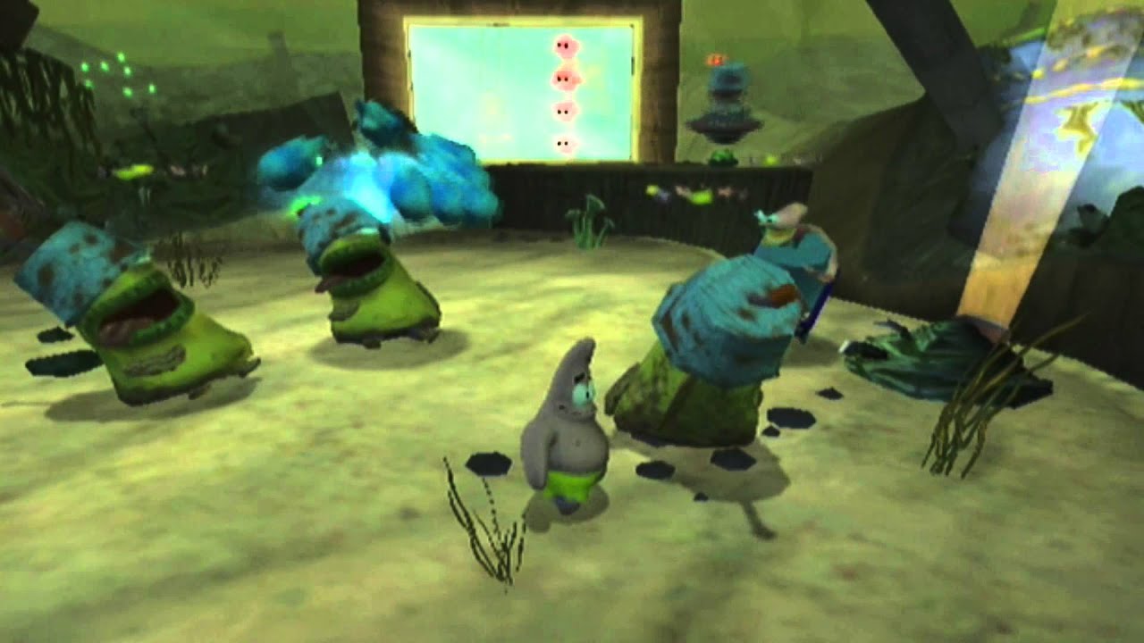 Spongebob The Movie Video Game Gamecube 1080P Part 11 Slender Man - YouTube