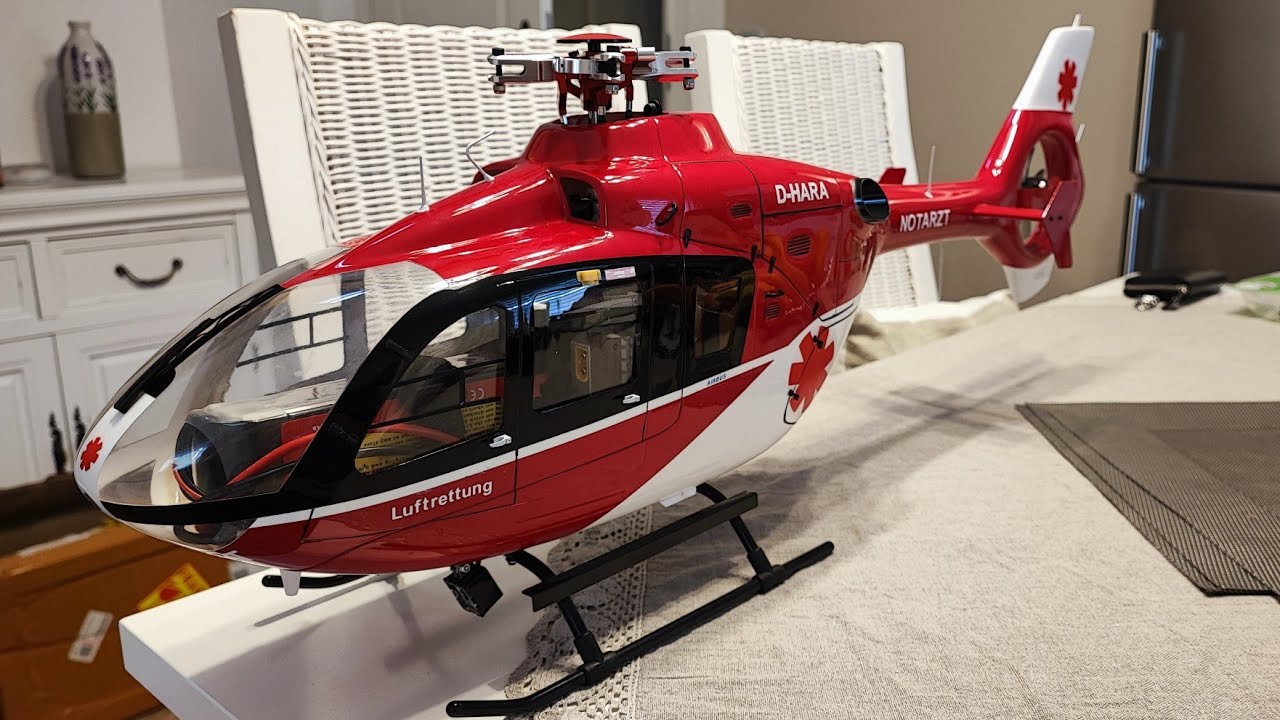 RC EC135 von Flishrc - Inbetriebnahme und Flug - YouTube